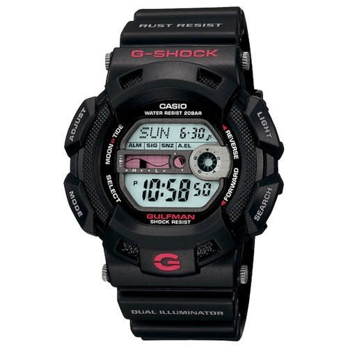 Наручные часы CASIO G-9100-1E, черный, серый