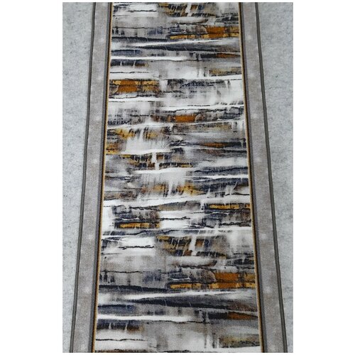 Ковровая дорожка на войлоке, Витебские ковры, с печатным рисунком, 2603/a2r/91, 0,6×4.2 м