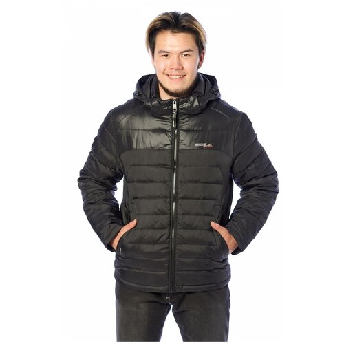 Куртка INDACO FASHION, размер 48, черный