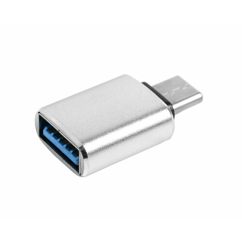 Переходник Type-C на USB 3.0 с поддержкой режима OTG для флешки, смартфона, ноутбука и зарядного устройства