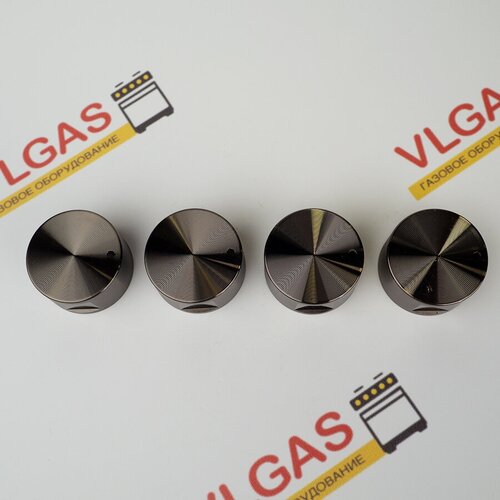 Ручки регулировки для газовой плиты / варочной панели универсальная серебро комплект 4 шт