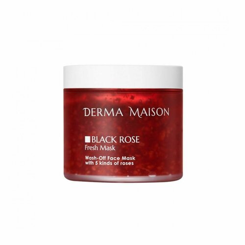 MEDI PEEL Тонизирующая маска с экстрактом розы и комплексом ферментов Derma Maison Black Rose