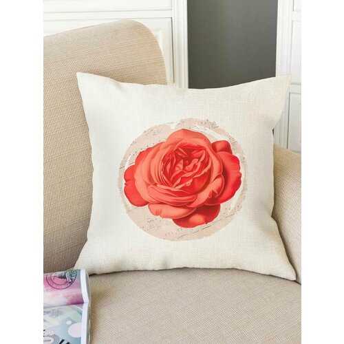 Подушка декоративная на диван Розы №40