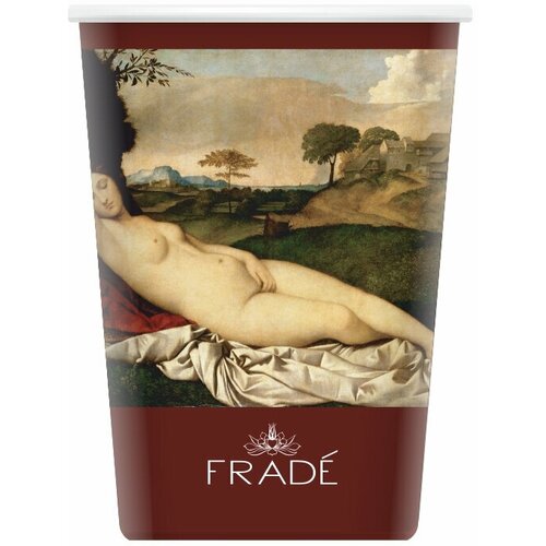 Набор одноразовых стаканов 350 мл, 80 (2x40) шт, "Frade", ФрадеАрт - Джорджоне - Спящая Венера