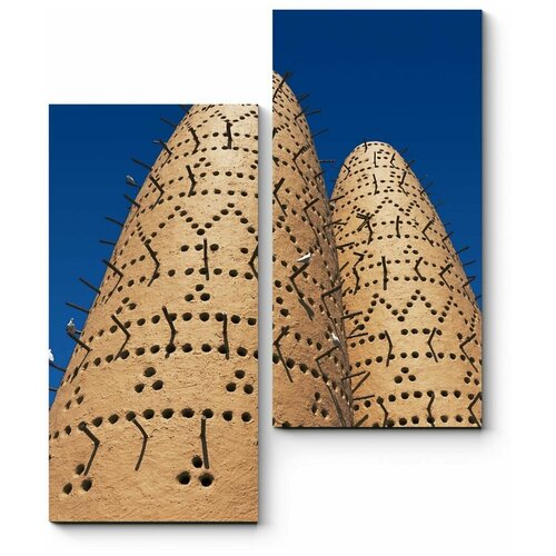 Модульная картина Голуби на башне в Катаре110x138