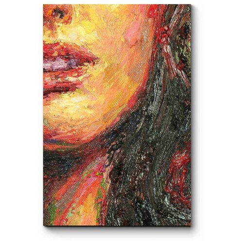 Модульная картина Девушка в красном40x60