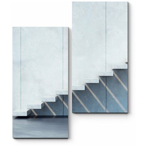 Модульная картина Лестница в стиле минимализма 60x75