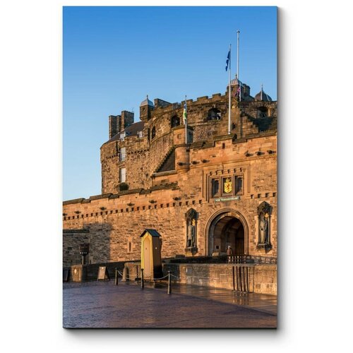 Модульная картина Эдинбургский замок на рассвете 100x150