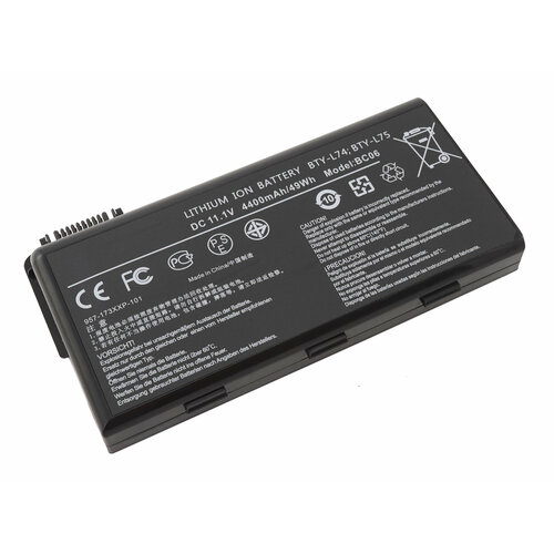 Аккумуляторная батарея для ноутбука MSI MSI GX780 (4400mAh)