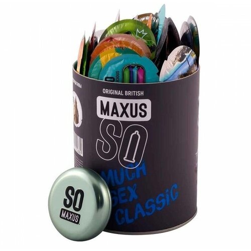 Классические презервативы в кейсе MAXUS So Much Sex - 100 шт, цвет не указан
