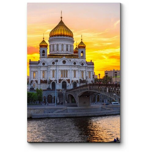 Модульная картина Великолепие храмов Москвы20x30