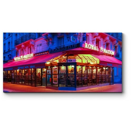 Модульная картина Традиционное французское кафе 170x85