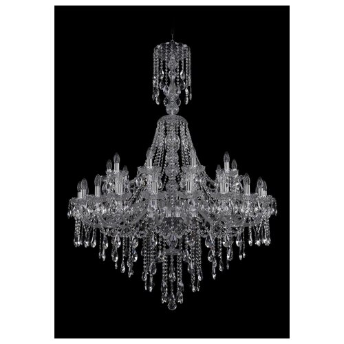 Люстра Bohemia Ivele Crystal 1415 1415/20+10/400/XL-154/Ni, E14, 1200 Вт, кол-во ламп: 30 шт., цвет: бесцветный