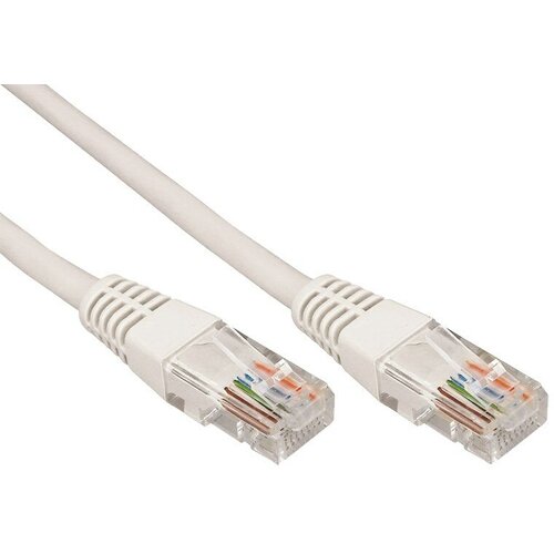 REXANT Патч-корд U/UTP, категория 5e, RJ45-RJ45, неэкранированный, PVC серый, 20 м