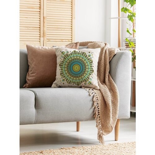 Подушка декоративная на диван Мандала
