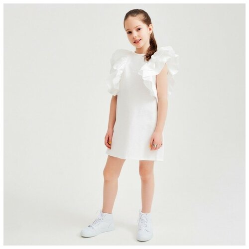 Платье Minaku, размер 128, белый