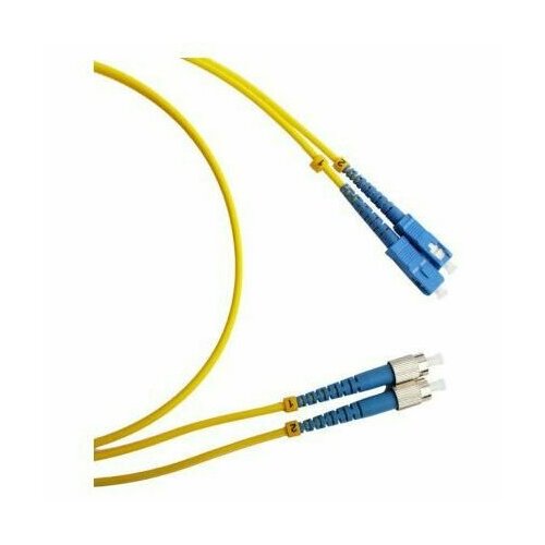 Патч-корд Lanmaster TWT, PVC, дуплексный, SC/UPC-SC/UPC, SM OS2, 2.0 м TWT-2SC-2SC/SU-2.0