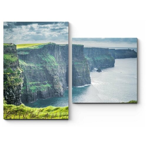 Модульная картина Двухсотметровые скалы Ирландии 90x68