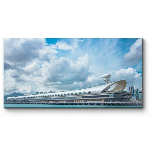 Модульная картина Морской вокзал Гонконга40x20