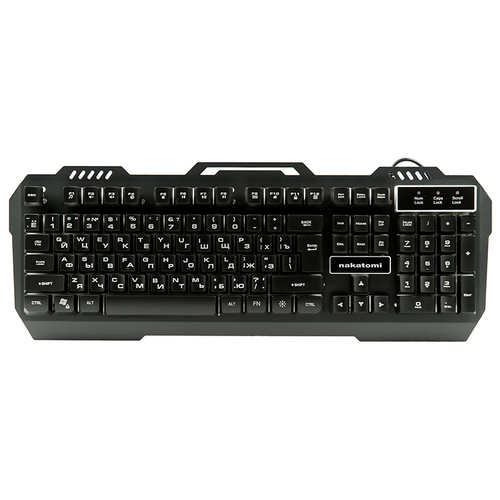 Игровая клавиатура NAKATOMI KG-35U Black USB black