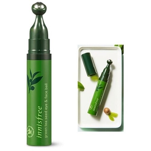 Сыворотка INNISFREE Green Tea Seed Eye & Face Ball 10мл