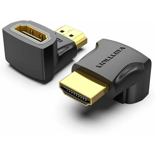 Переходник HDMI(M) - HDMI(F) Vention (AIOB0) угловой 90