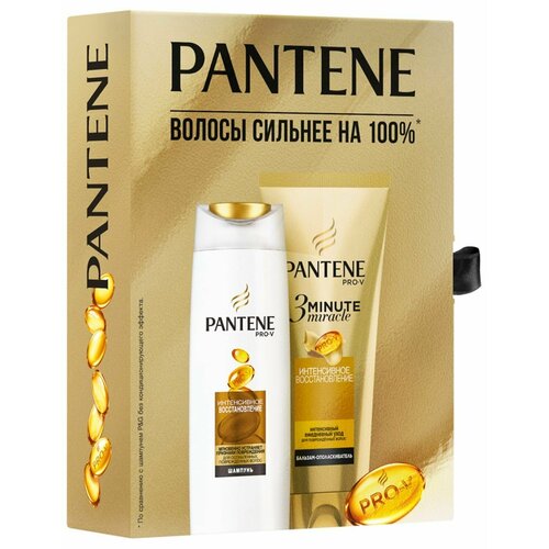 PANTENE Подарочный набор Интенсивное восстановление, шампунь 250 мл + бальзам 200 мл