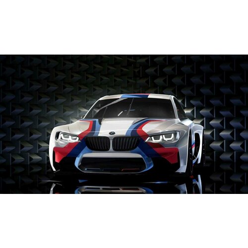 Картина на холсте 60x110 Альянс Лес "BMW Vision Gran Turismo" на подрамнике / интерьер/ декор