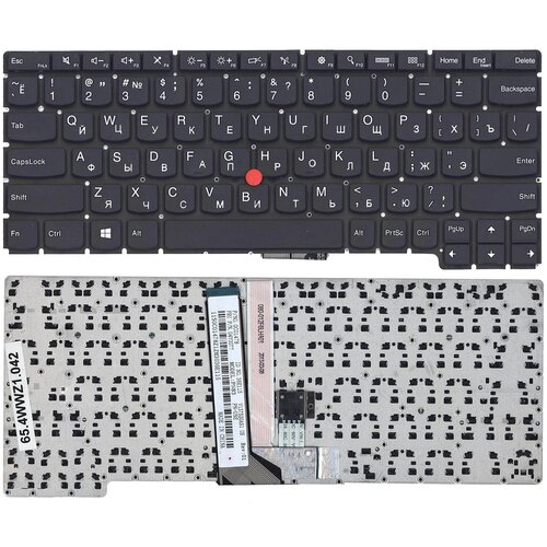 Клавиатура для Lenovo N3Z43AD черная без рамки со стиком