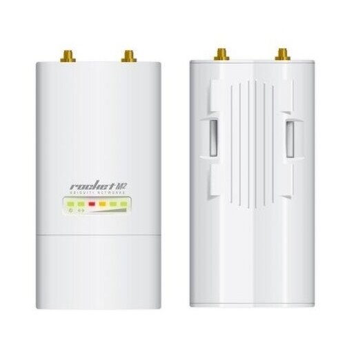 Ubiquiti Сетевое оборудование Точка доступа RocketM2(EU) Ubiquiti Rocket M2 2.4 ГГц, airMAX, 2x RP-SMA, 2x2 MIMO