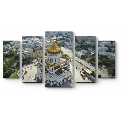Модульная картина Священный Храм в сердце столицы100x55