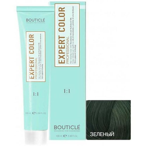 Bouticle Expert Color крем-краска для волос, зеленый, 100 мл