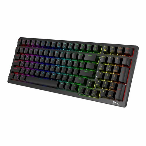 Клавиатура Royal Kludge RK98 Black (USB/2.4 GHz/Bluetoth, RGB, Hot Swap, Red switch)