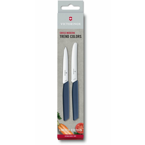 Victorinox Kitchen 6.9096.2L3 Набор ножей кухон. victorinox swiss modern (6.9096.2l3) компл:2шт синий карт. коробка