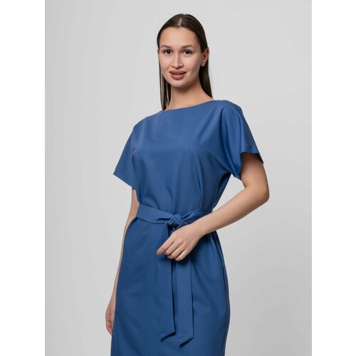 Платье КАЛЯЕВ, размер 46, синий
