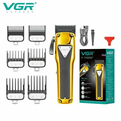 Профессиональная машинка для стрижки волос, бороды и усов VGR V-135