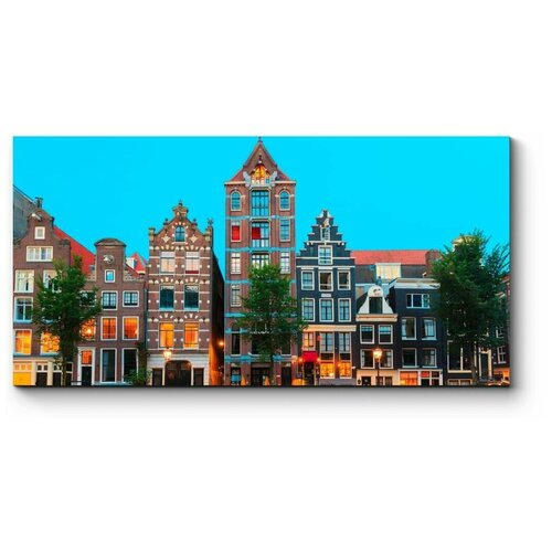 Модульная картина Амстердам каким мы его знаем 150x75