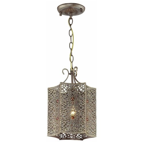 Потолочный светильник Favourite Bazar 1624-1P, E14, 60 Вт, кол-во ламп: 1 шт., цвет: коричневый