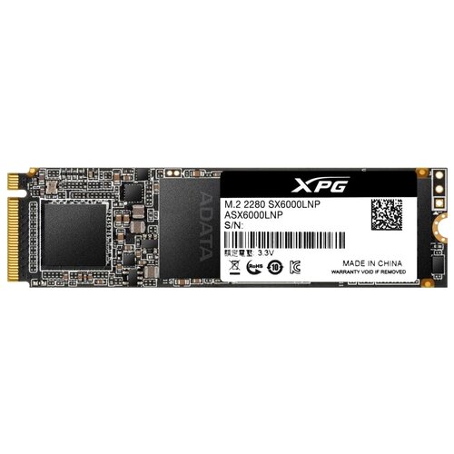 Твердотельный накопитель XPG 256 ГБ M.2 ASX6000LNP-256GT-C