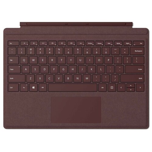 Игровая беспроводная клавиатура Microsoft Surface Go Signature Type Cover Burgundy бордовый