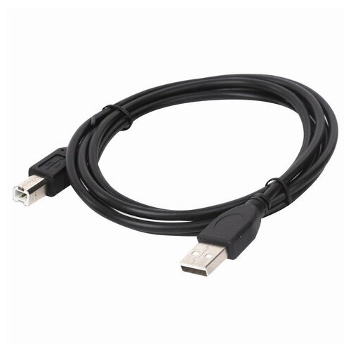 Кабель USB2.0 Sonnen Economy, USB-A (m) - USB-B (m), 1.5м, черный, 5шт. (513118)