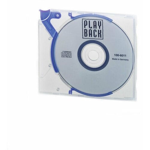 Футляр Durable Quickflip, для CD/DVD, механизм для легкого изъятия диска, пластик Голубой