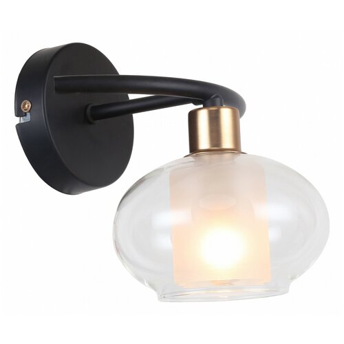 Настенный светильник Rivoli Anita 4033-401, E14, 40 Вт, цвет арматуры: черный