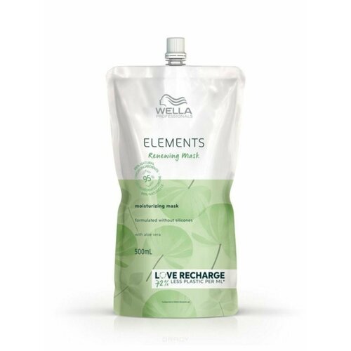 Wella ELEMENTS Renewing REFILL - Обновляющая маска (без парабенов) 500 мл мягкая упаковка