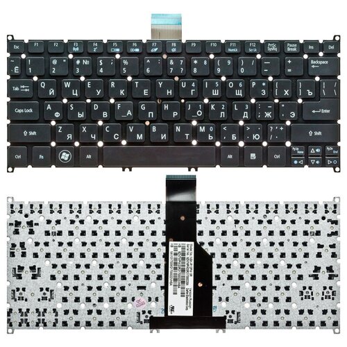 Клавиатура для ноутбука ACER Aspire V5-121 черная
