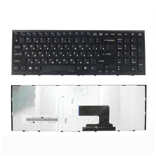 Клавиатура для Sony Vaio PCG 71812V, VPCEH, PCG-71811V, PCG 71912V (V116646E, 148970861, черная)