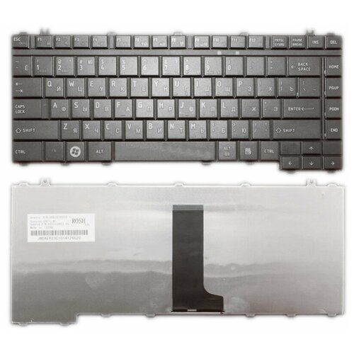 Клавиатура для ноутбука Toshiba 6037B0027802 черная