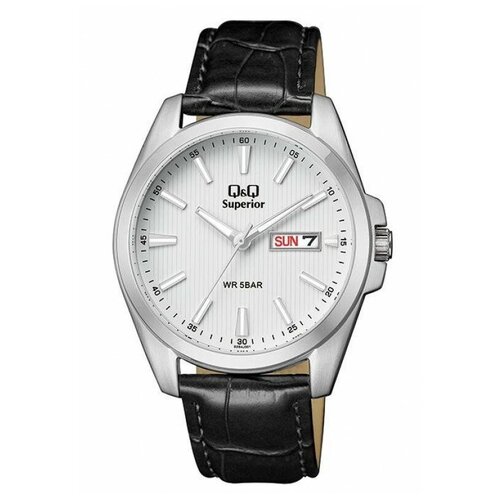 Наручные часы Q&Q Superior S284-301, черный, белый
