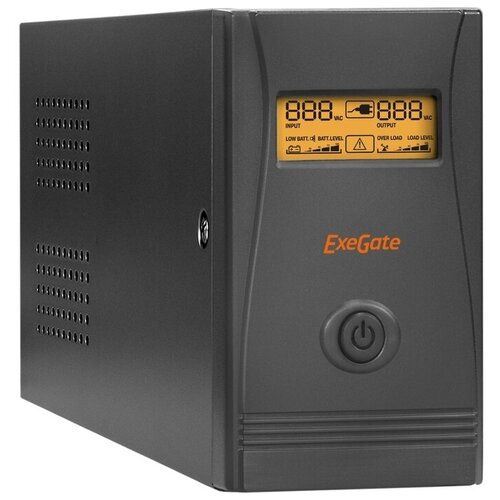 Интерактивный ИБП ExeGate Power Smart ULB-650 (EP285568RUS) черный 360 Вт