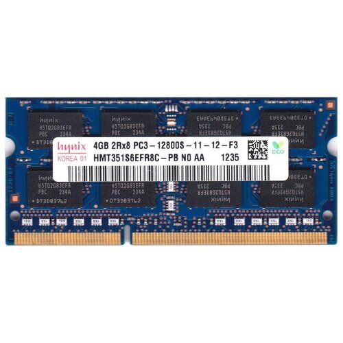 Оперативная память Hynix 4 ГБ DDR3 1600 МГц SODIMM CL11 HMT351S6EFR8C-PB
